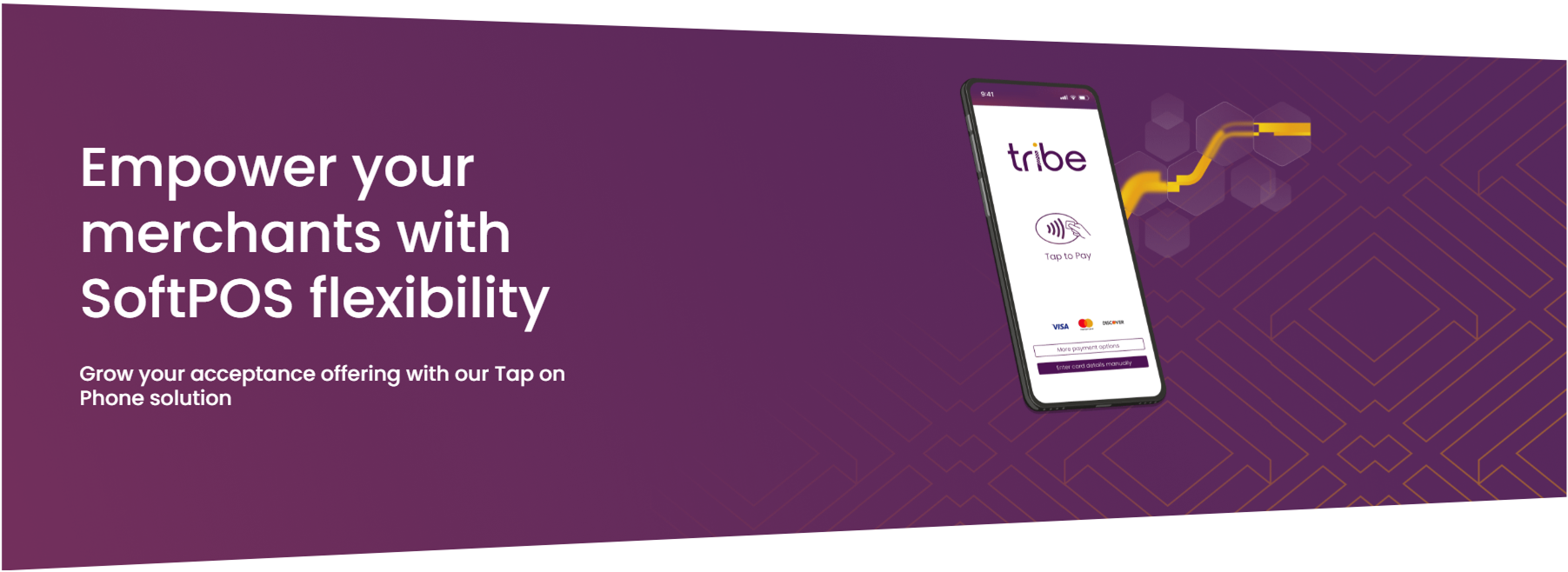 SoftPOS Acceptance | In-person acquiring technology | Tribe Payments